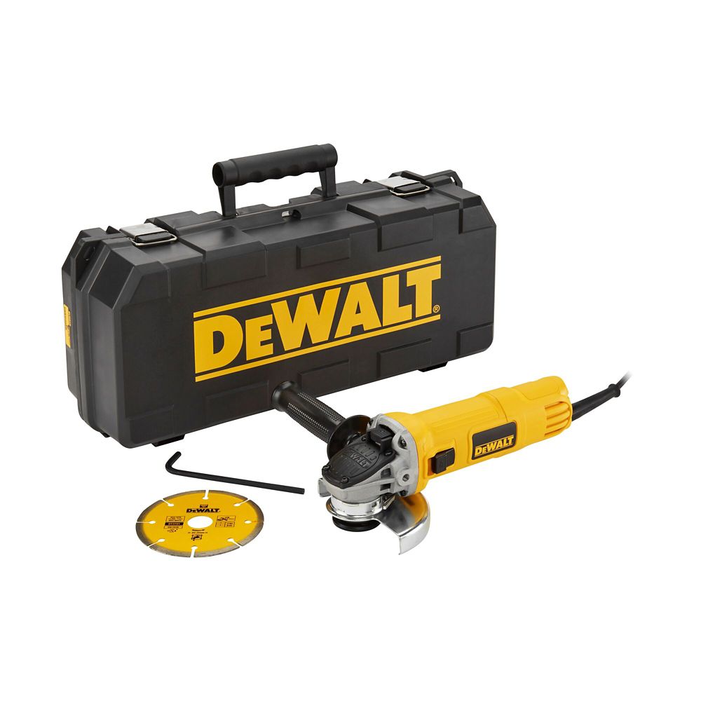 Meuleuse d'angle filaire 115mm 230V DeWalt DWE4156KD-QS 900W | Meuleuse d'angle | Screwfix FR