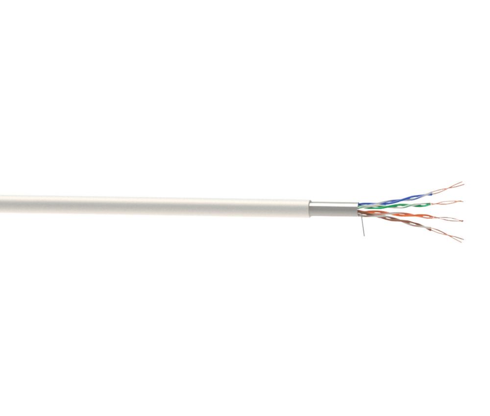 Câble ethernet CAT5 100m gris | Câbles et fils électriques | Screwfix FR
