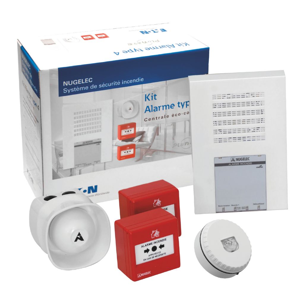 Kit d'alarme incendie Nugelec type 4 Planète, jeu de 5 pièces ...