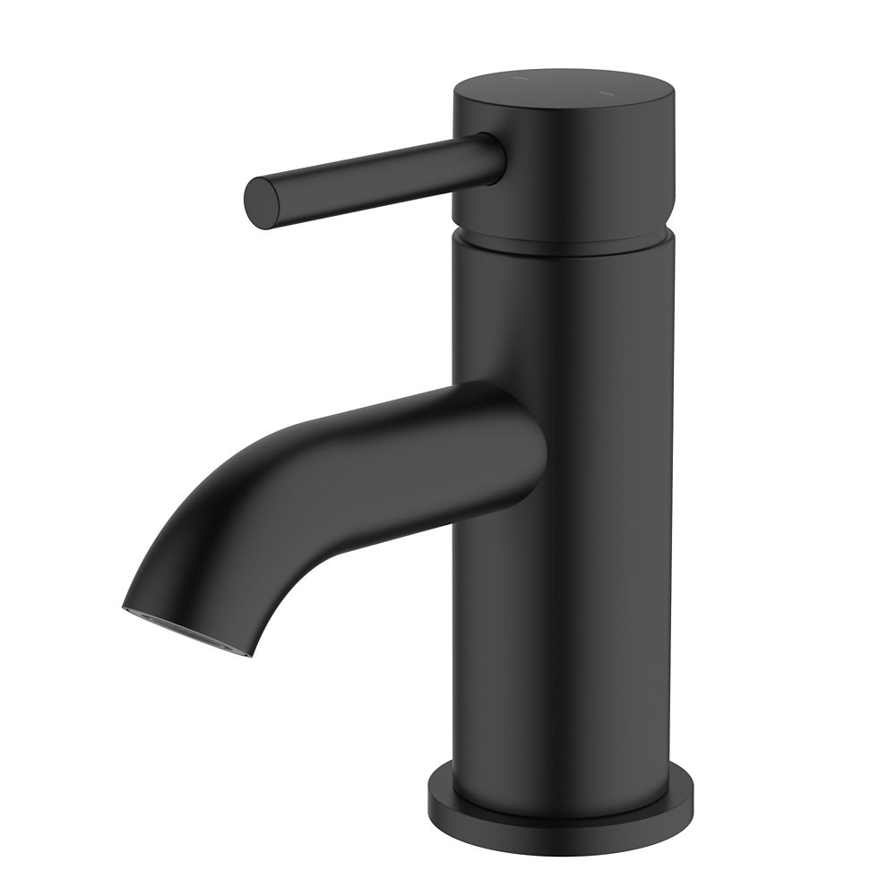 Mitigeur lavabo noir Swirl Ola | Hydrothérapie & Robinetterie | Screwfix FR