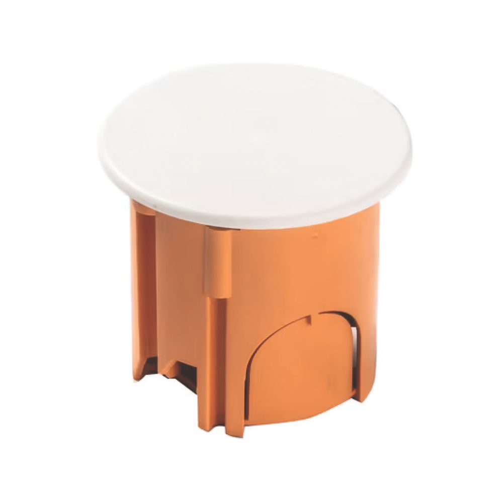 Boite de dérivation ronde encastrée à sceller diamètre 40mm profondeur ...